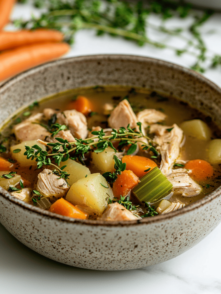 Cozy Fall Chicken Stew: A Lazy-Day Crockpot Charm