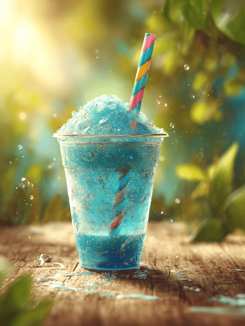 Blue Raspberry Slushie — A Splash of Nostalgia in Every Sip
