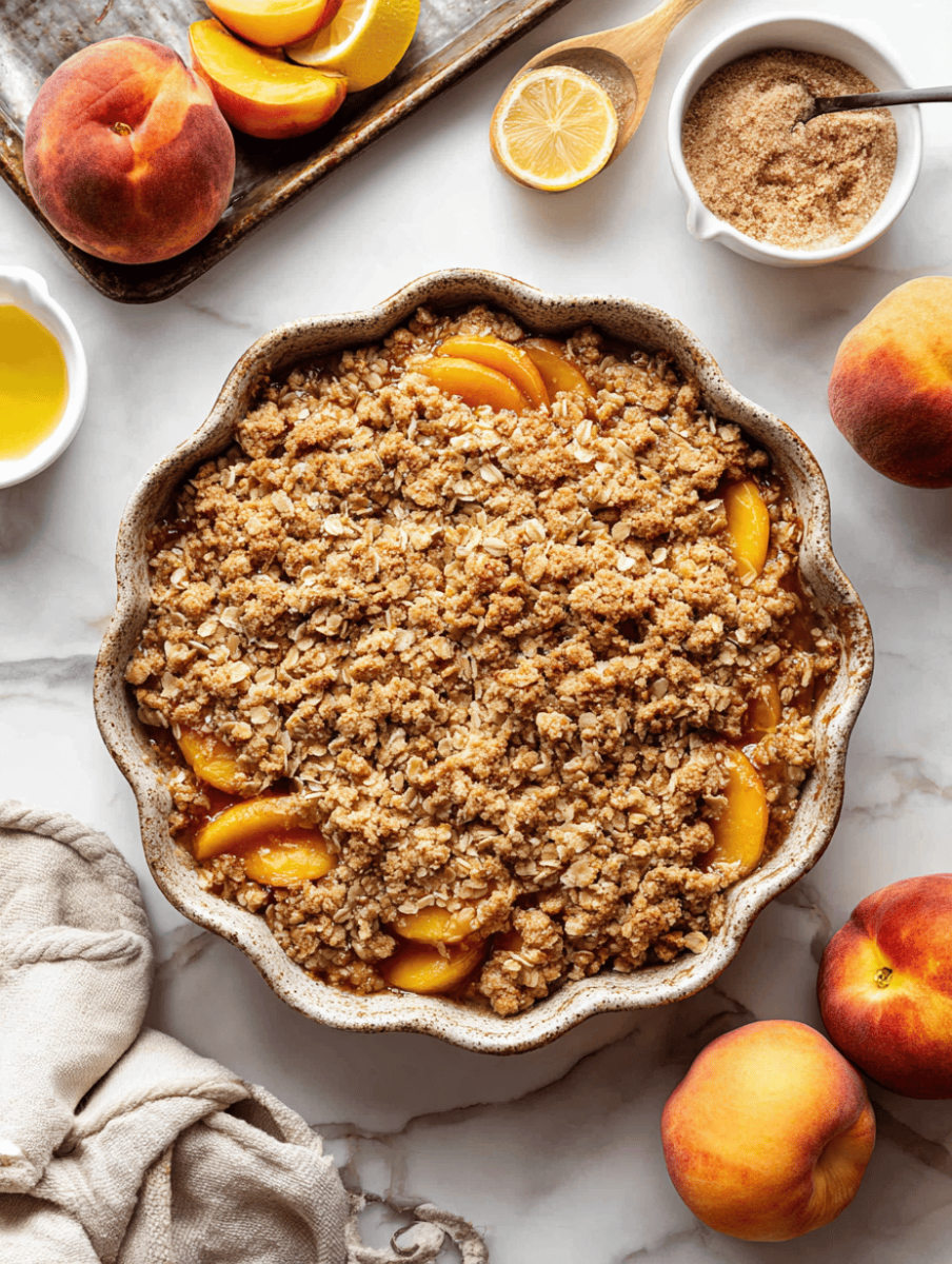 Peach Crisp Recipe